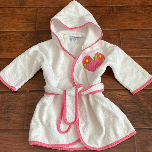 Mullin Square Kids | Swim | Toddler Girl White Hooded Terry ...